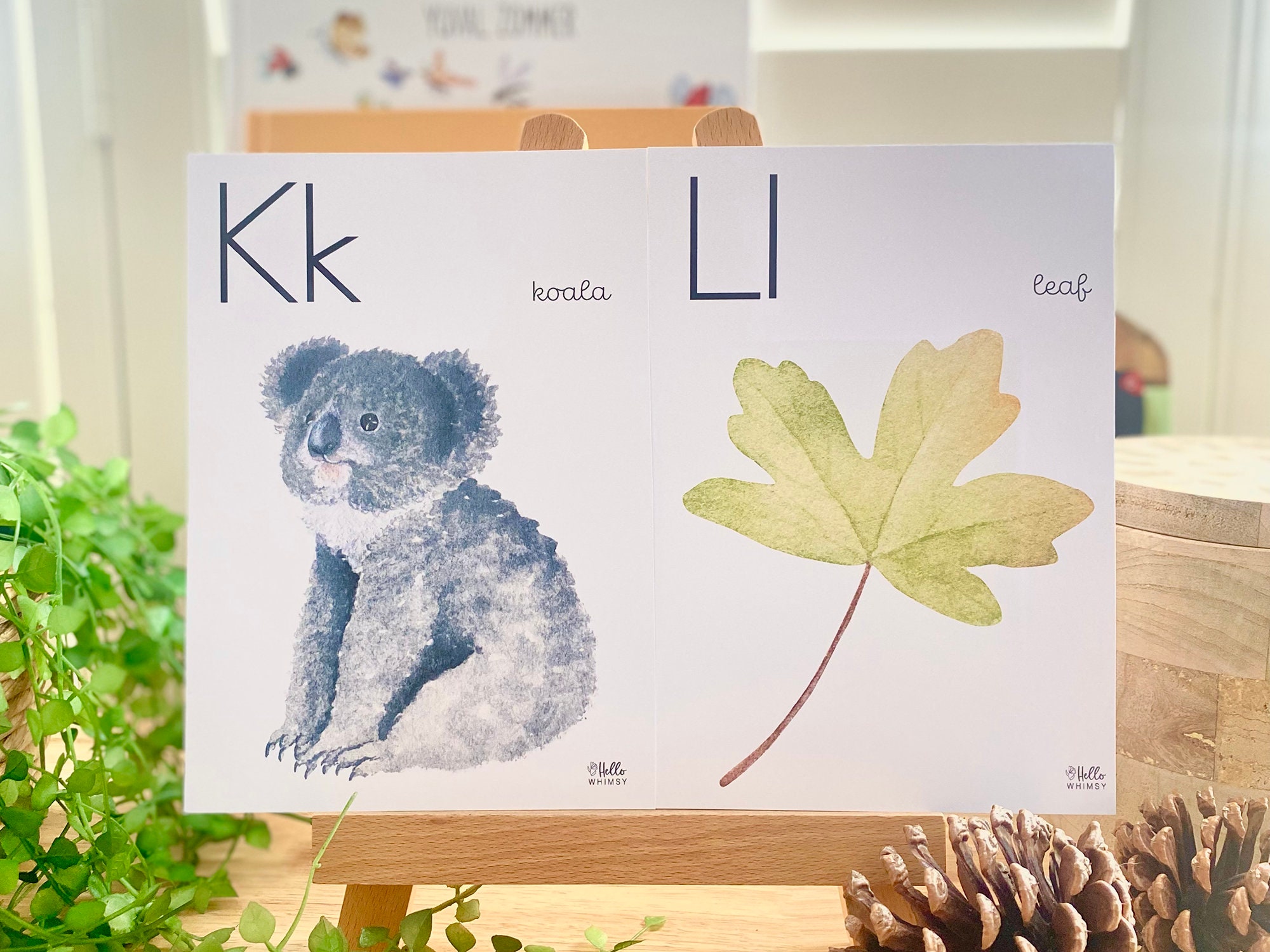 Nature Alphabet Posters Preschool School Notice Board - Etsy
