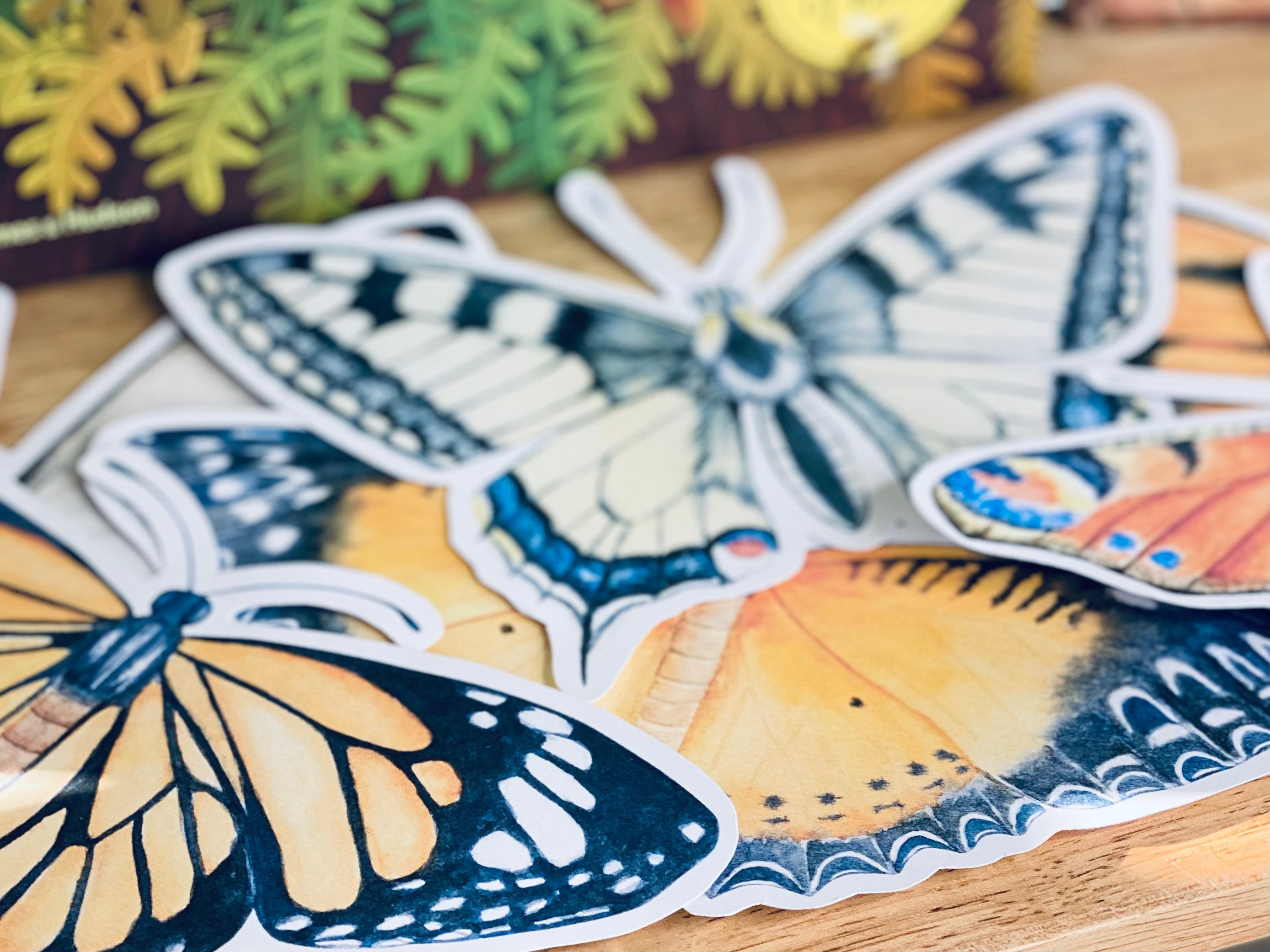 Large Butterfly Cut Outs Butterfly Wall Decor Printable | Etsy