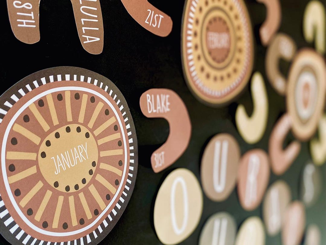 Indigenous Birthday Display | Birthday Chart | Multicultural| Preschool ...