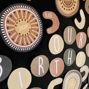 INDIGENOUS CLASSROOM Birthday Display | Birthday Chart | Multicultural ...