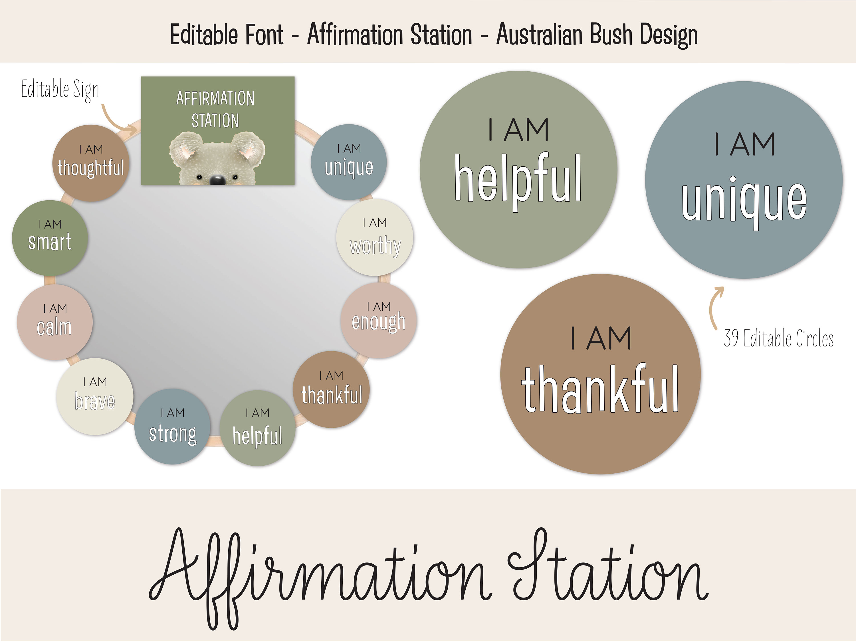 AUSTRALIAN BUSH Classroom Bundle | School Decor | Australian | Koala ...