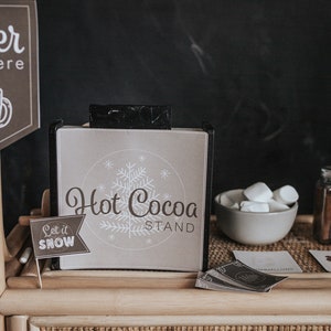 Hot Cocoa Stand Dramatic Play Set | Dramatic Play Set | Pretend Play ...