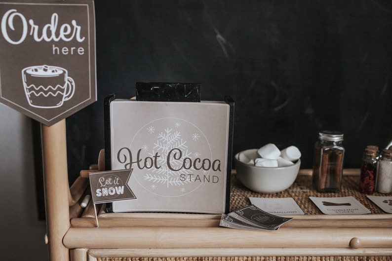 Hot Cocoa Stand Dramatic Play Set | Dramatic Play Set | Pretend Play ...