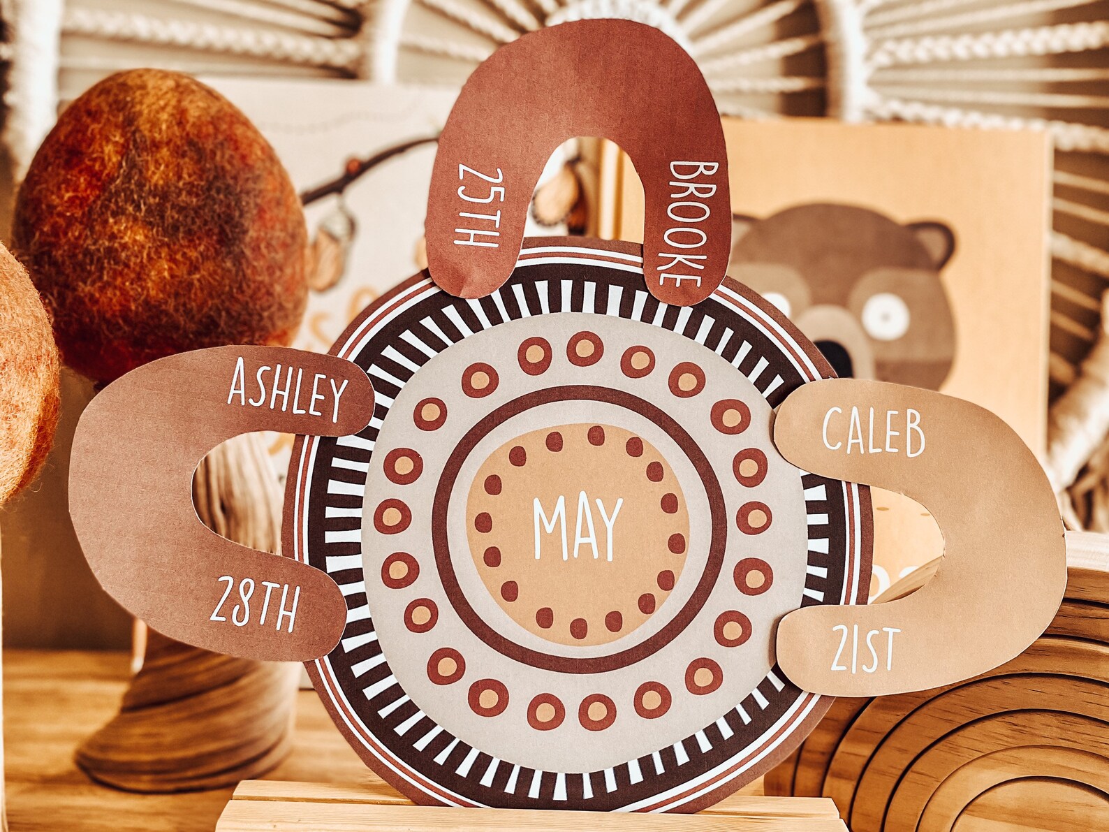 Indigenous Birthday Display Birthday Chart Multicultural - Etsy Australia