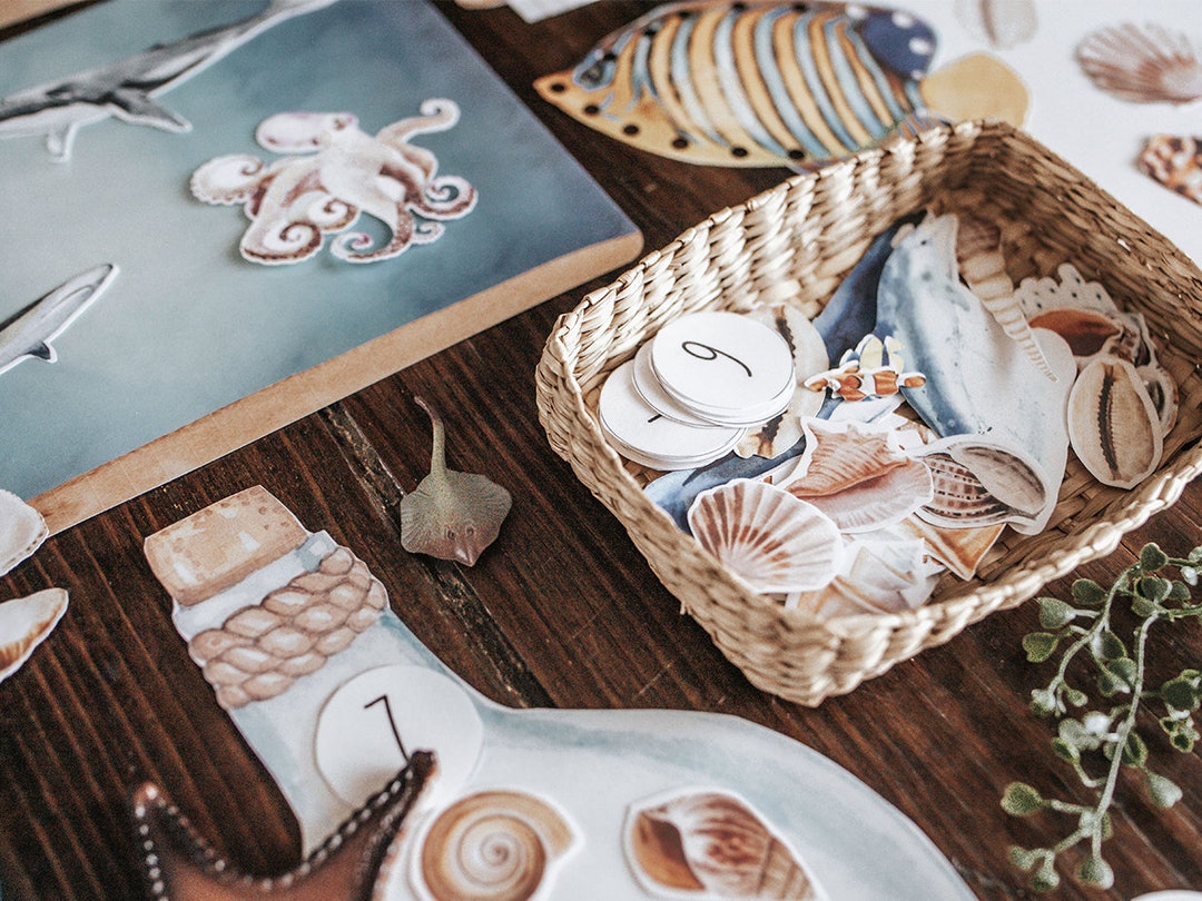 Ocean Animals Printable Morning Basket Sea Activities Homeschool ...