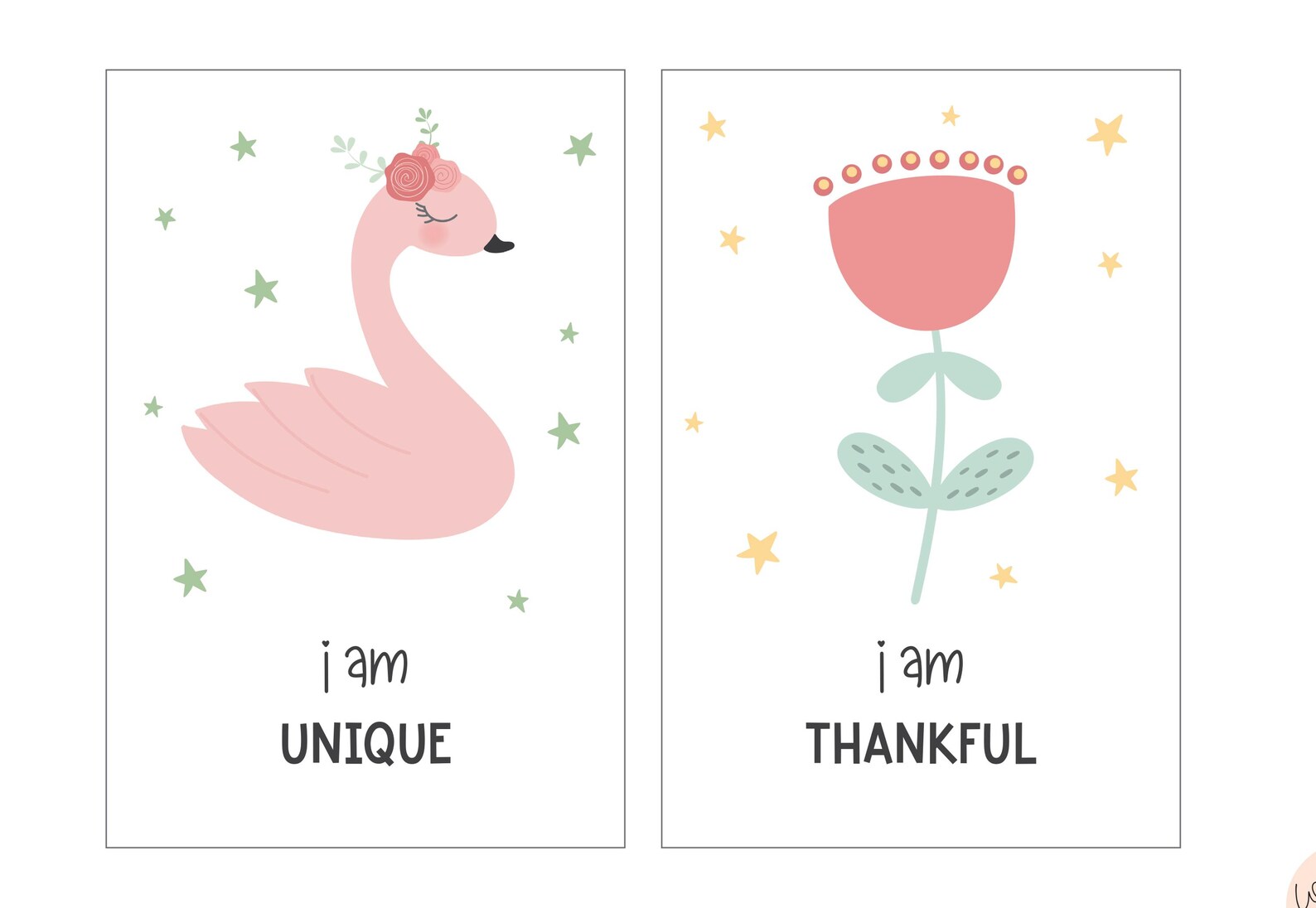 Affirmation Cards for Kids Wellbeing Flashcards Positive Affirmations ...