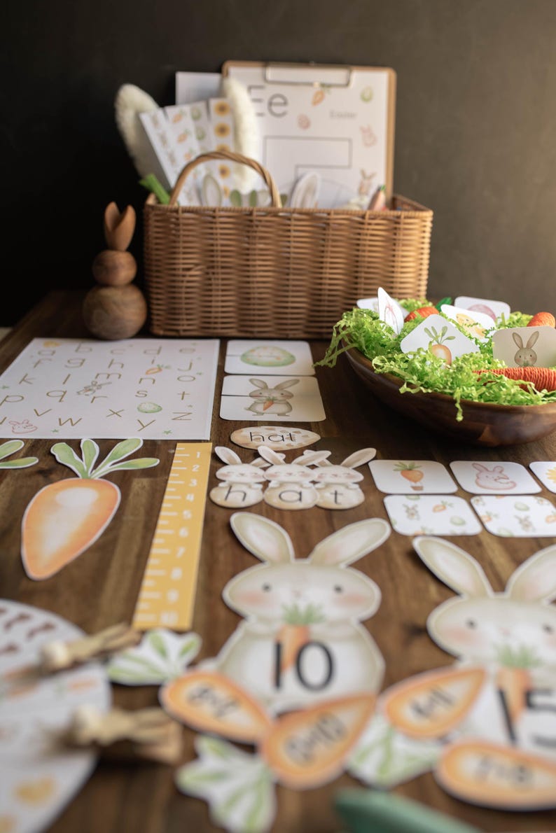 Printable Easter Morning Basket Activities, Homeschool Games ...