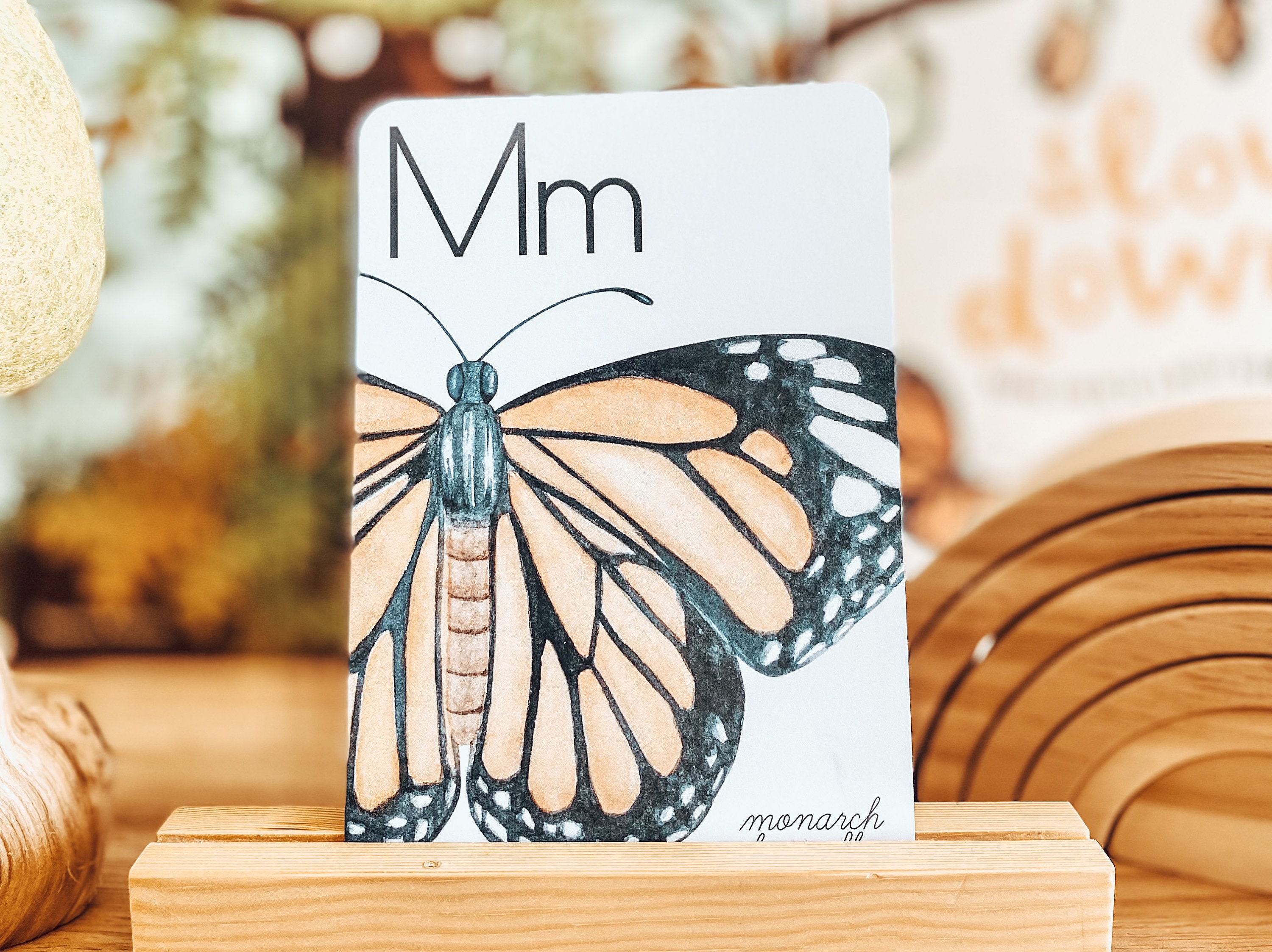 Alphabet Nature Flashcards, Alphabet, Nature, Flashcards, Digital DIY ...