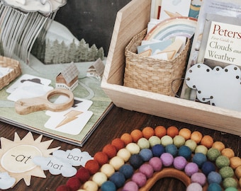 Weather Flashcards Homeschool Weather Study Printable - Etsy