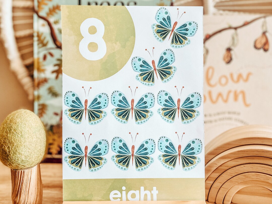 RAINBOW WATERCOLOUR Number Posters | Preschool | School Notice Board ...
