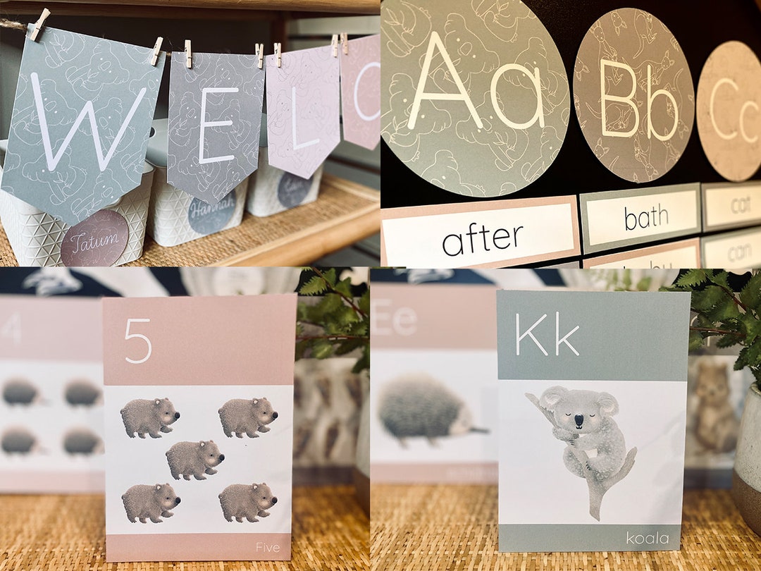 AUSTRALIAN BUSH Classroom Bundle School Decor Australian Koala ...