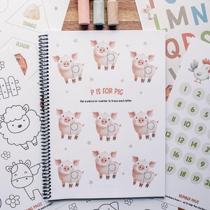 Farm Animals Activity Pack for Kids, Homeschool Resources, Preschool ...