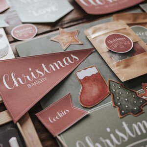 Christmas Bakery Dramatic Play Set Christmas Dramatic Play Set Pretend ...