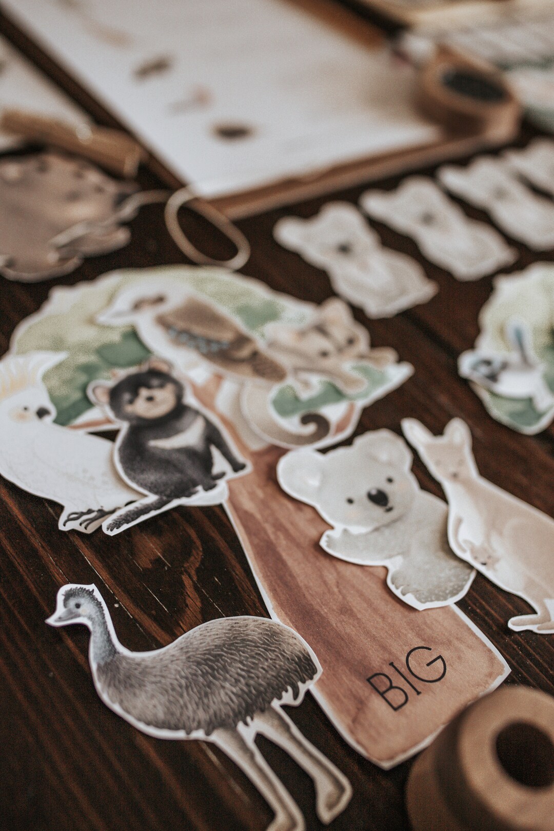 Australian Animals Printable Morning Basket Activities Homeschool ...