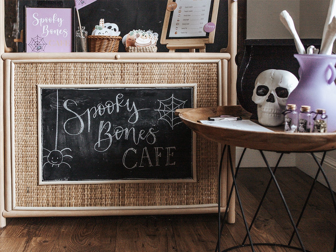 Halloween Dramatic Play Set | Spooky Bones Cafe | Dramatic Play Set ...