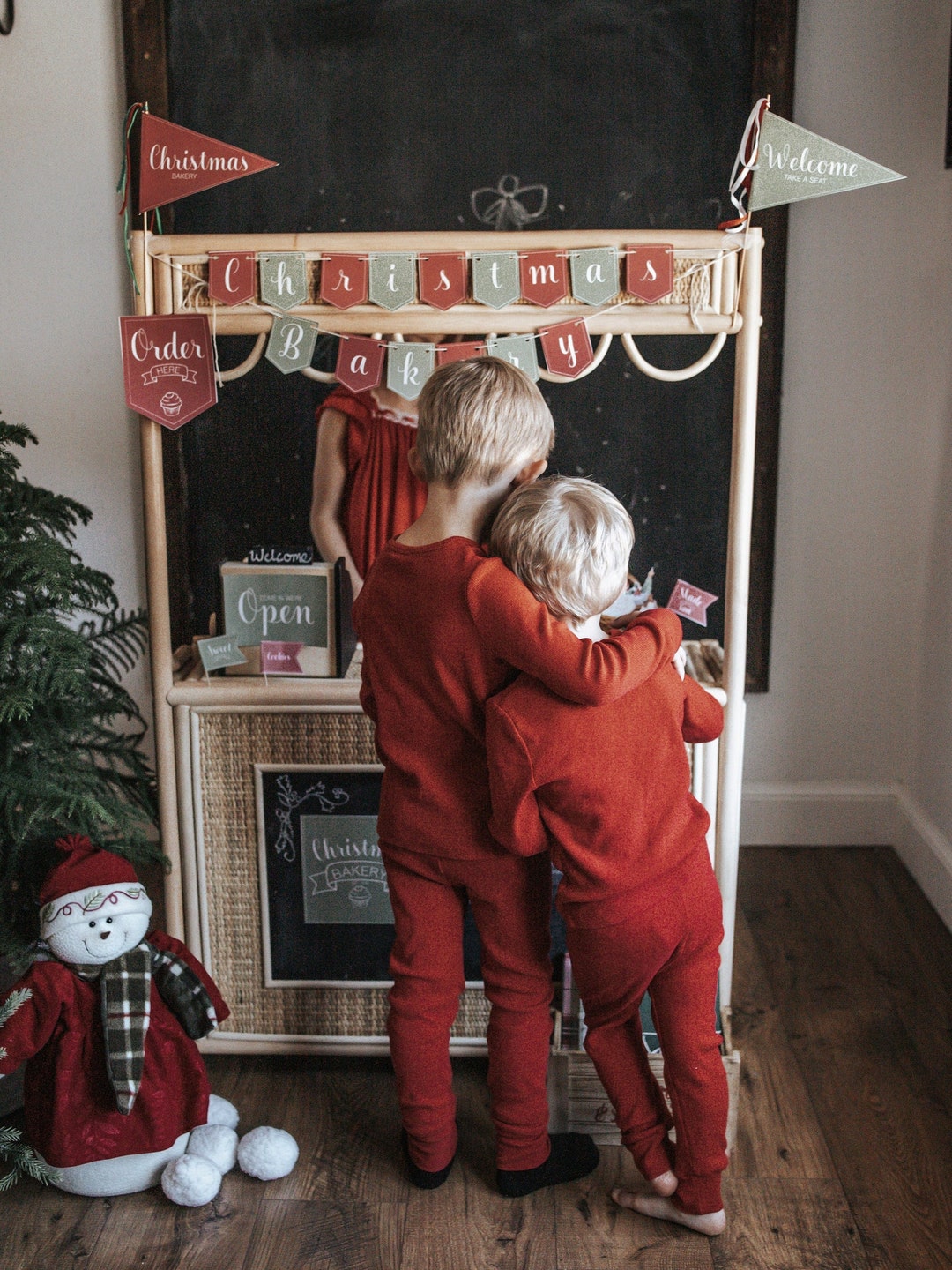 Christmas Bakery Dramatic Play Set Christmas Dramatic Play Set Pretend ...