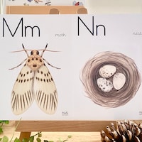 Nature Alphabet Uppercase, Instant Download, Digital Prints - Etsy Canada