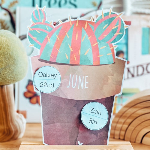 BOHO RAINBOW Birthday Chart Editable Neutral Rainbow | Etsy