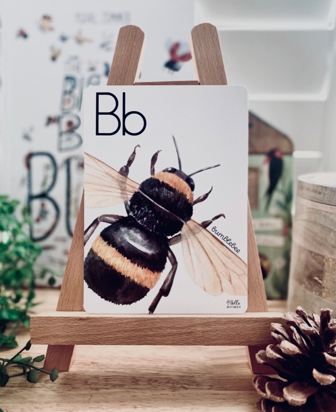 Alphabet Nature Flashcards, Alphabet, Nature, Flashcards, Digital DIY ...