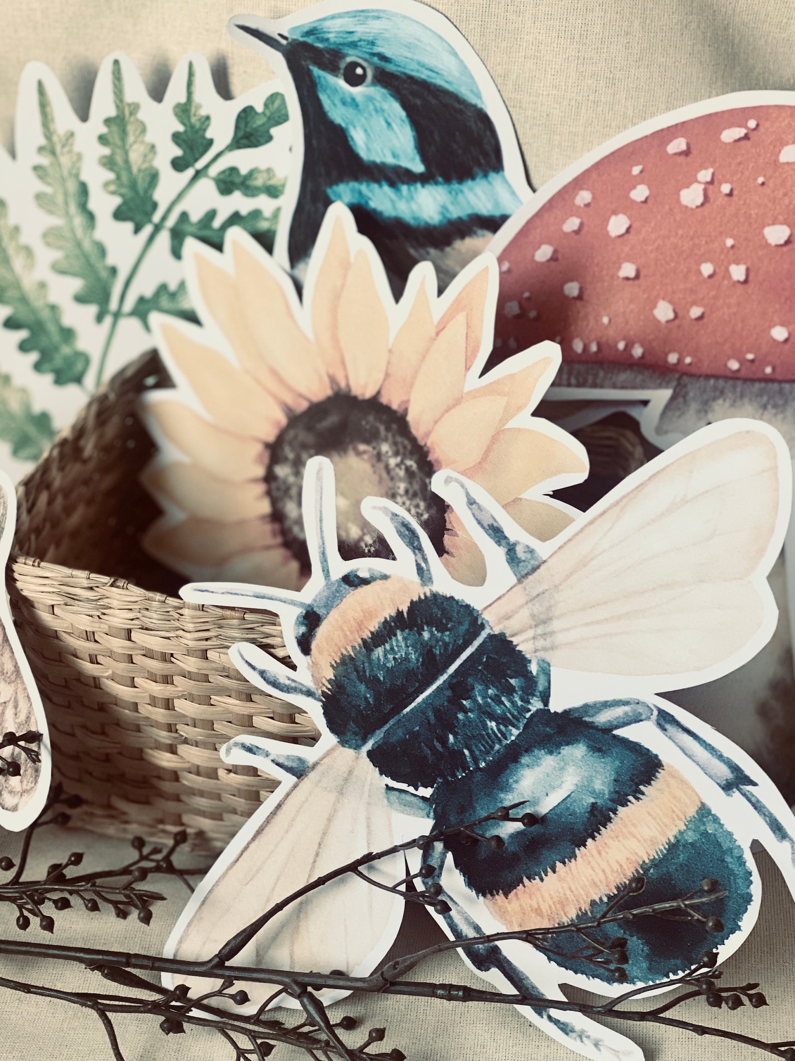 Nature Cutouts Nature Wall Decor Printable Nature - Etsy