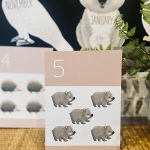 AUSTRALIAN ANIMAL Number Posters Numbers 1 20 Australian - Etsy Australia