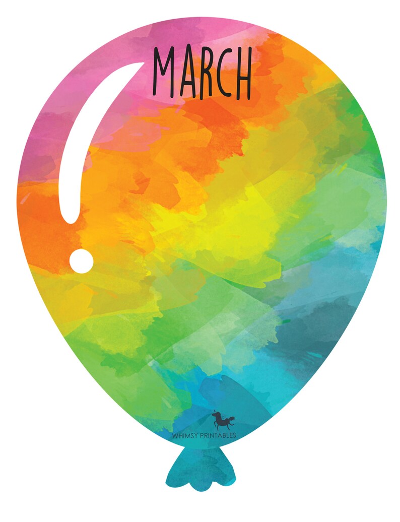 Rainbow Party Birthday Display Birthday Chart Rainbow - Etsy Australia