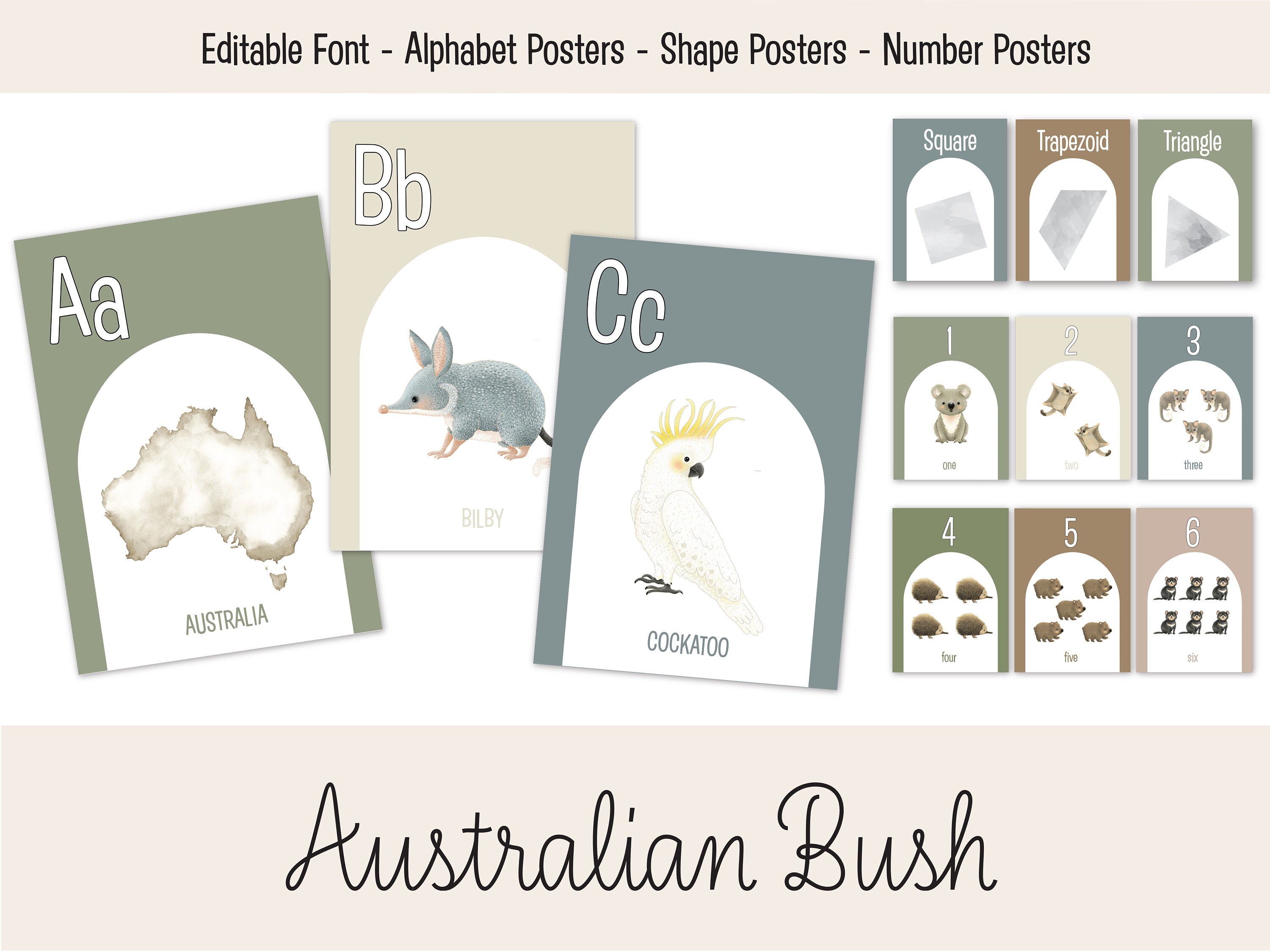 AUSTRALIAN BUSH Classroom Bundle | School Decor | Australian | Koala ...