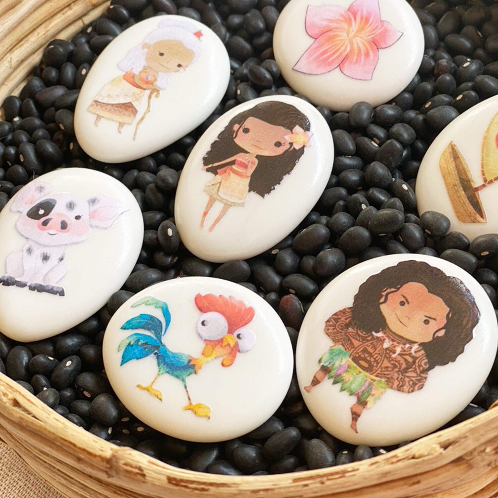 Moana Themed Story Stones Story Stones Story Telling | Etsy