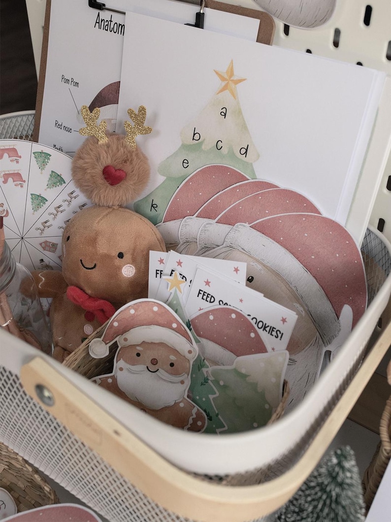 Christmas Morning Basket Preschool Activities Homeschool Early Learning ...