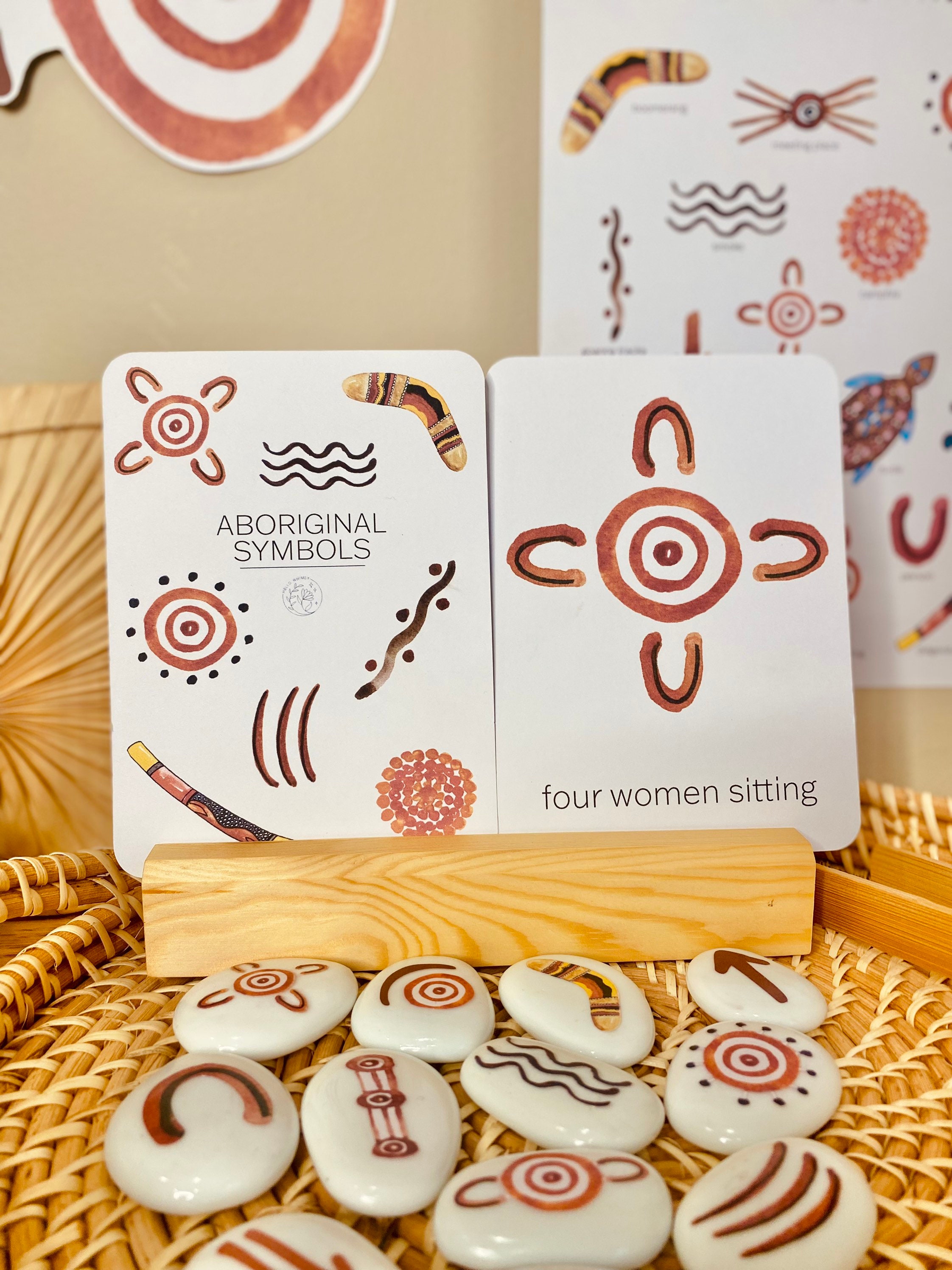 Indigenous Flashcards Aboriginal Symbols DIGITAL DOWNLOAD - Etsy Australia