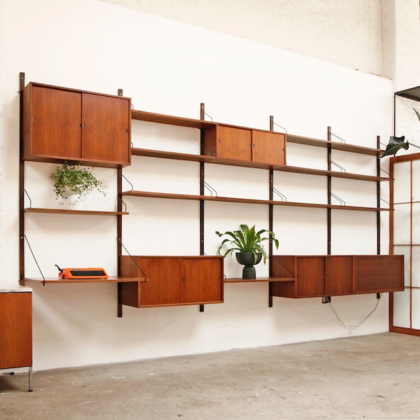 Mid Century Wall Unit - Etsy