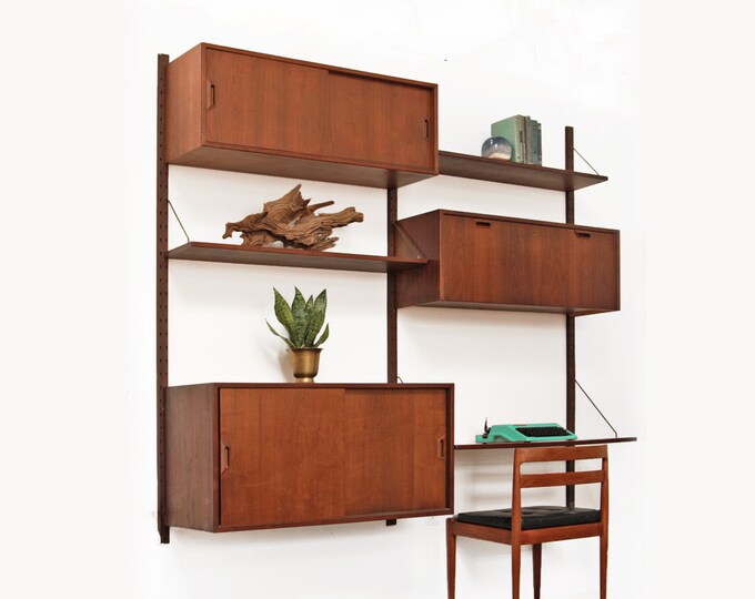 Danish Wall Unit by Sven Ellekjaer Modular System - Etsy