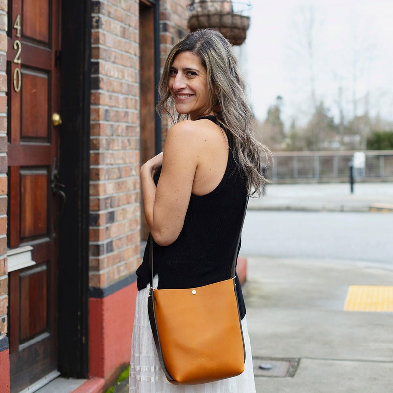 Mini Crossback crossbody Backpack Brown Leather - Etsy