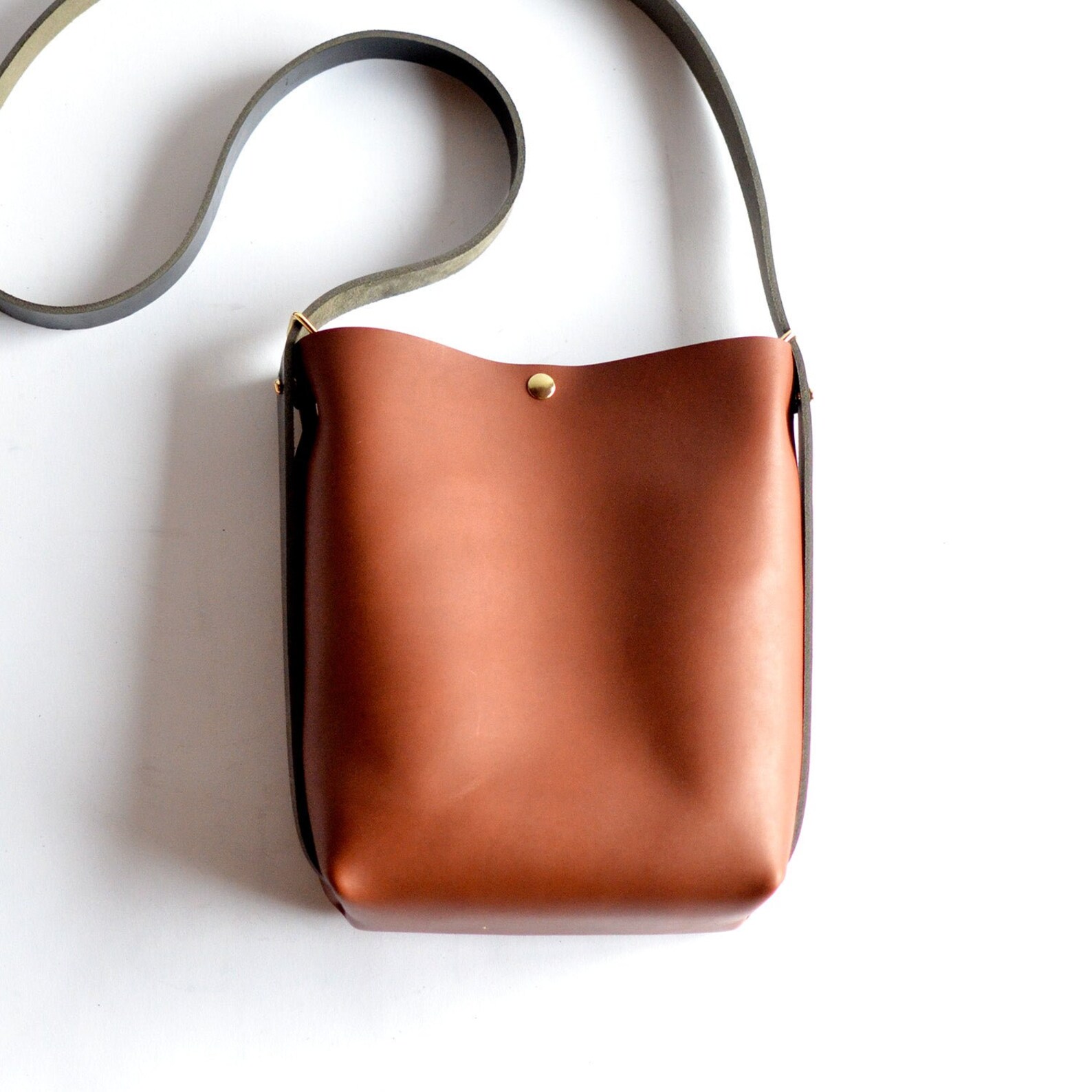 Mini Crossback crossbody Backpack Brown Leather - Etsy