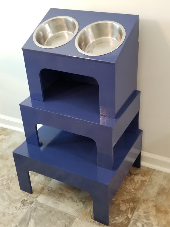 Elevated Feeding Table for Dogs Can Make for Cats Too. - Etsy