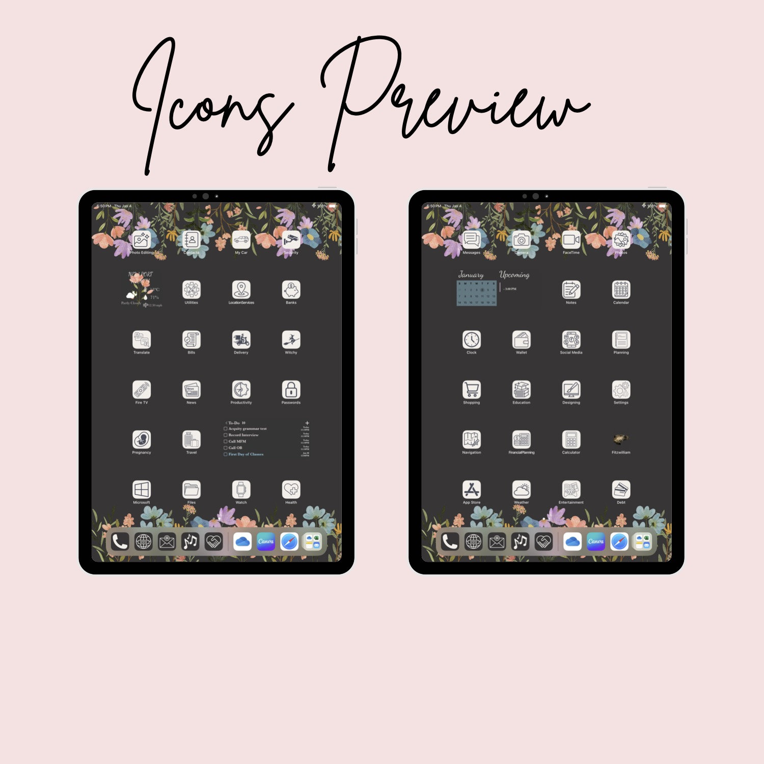 Wallpaper and Icons Bundle - Etsy