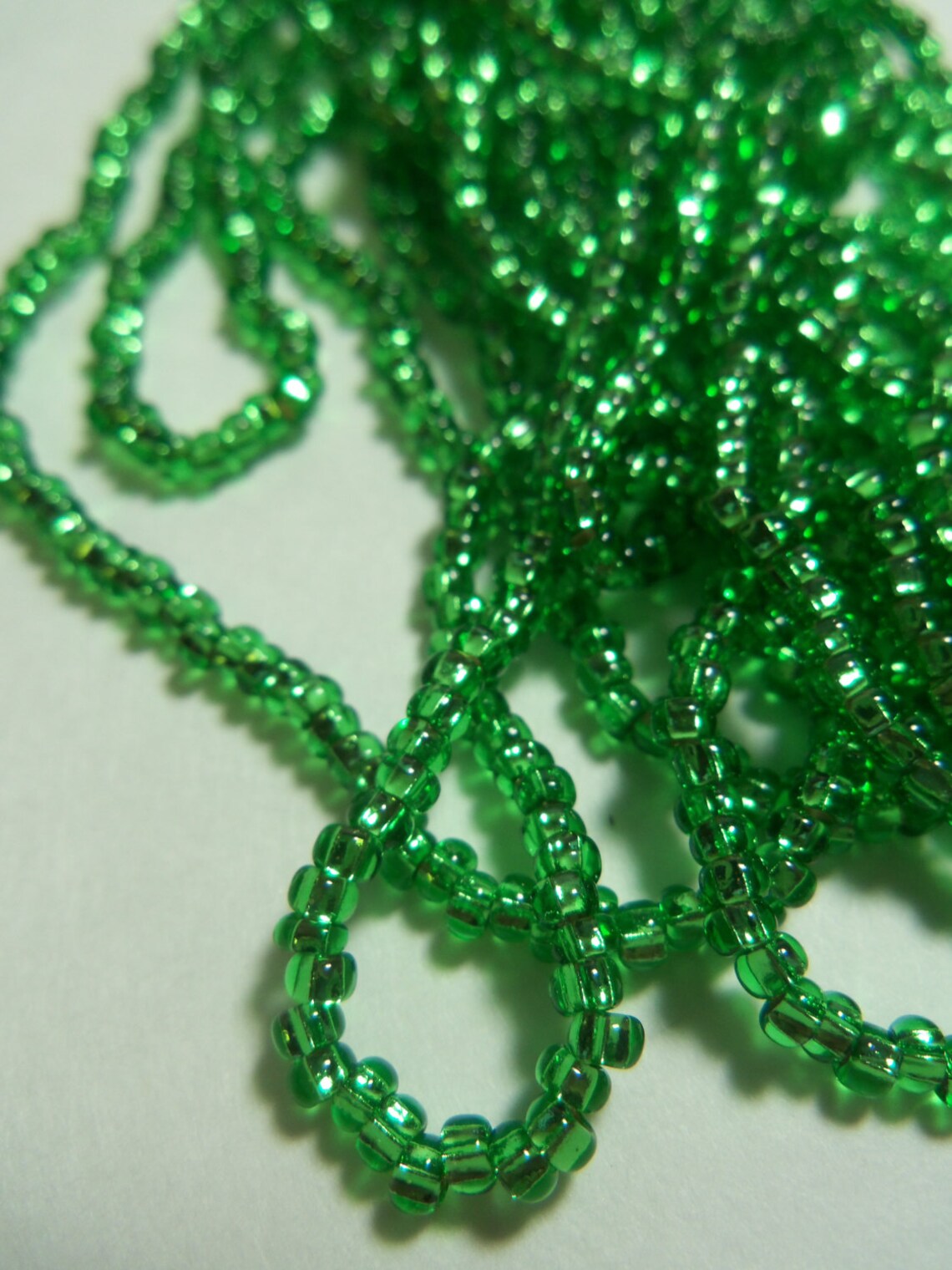 Size 10/0 Metallic Silver Lined LIME GREEN Preciosa Czech - Etsy