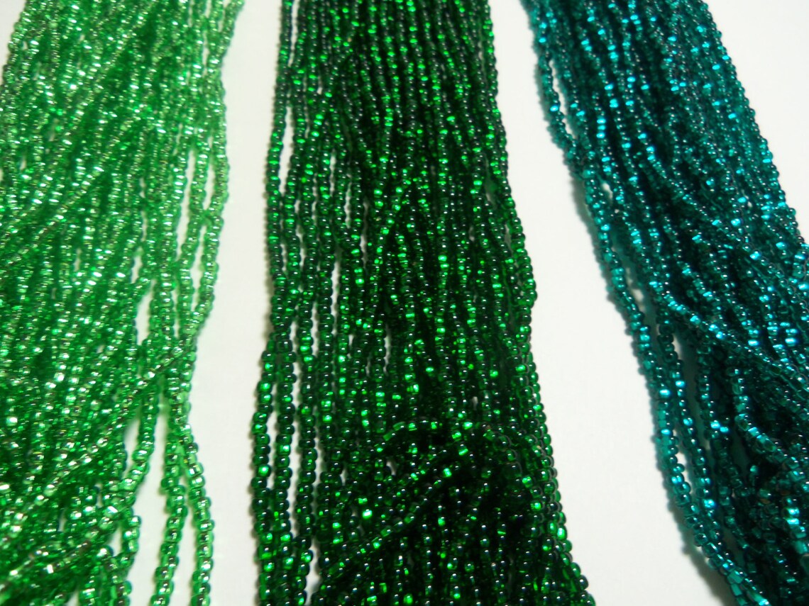 Size 10/0 Metallic Silver Lined LIME GREEN Preciosa Czech - Etsy