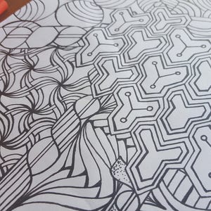 Detailed Adult Coloring Page Detailed Coloring Page Printable Coloring ...