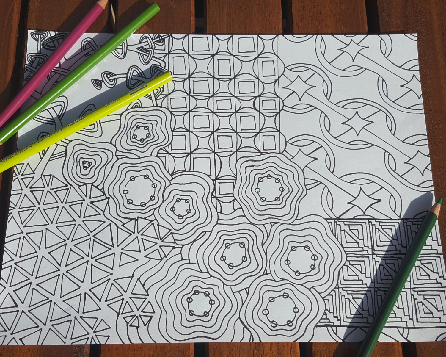 Detailed Adult Coloring Page Detailed Coloring Page Printable Coloring ...