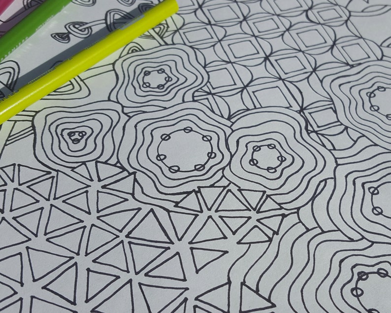 Detailed Adult Coloring Page Detailed Coloring Page Printable Coloring ...