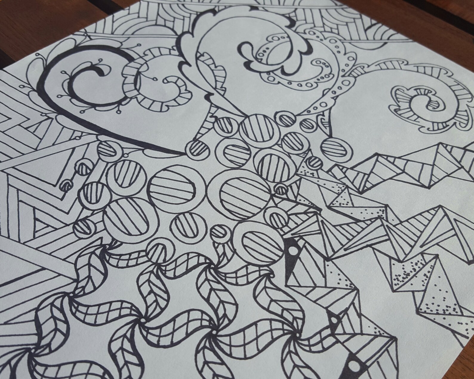 Detailed Adult Coloring Page Detailed Coloring Page | Etsy