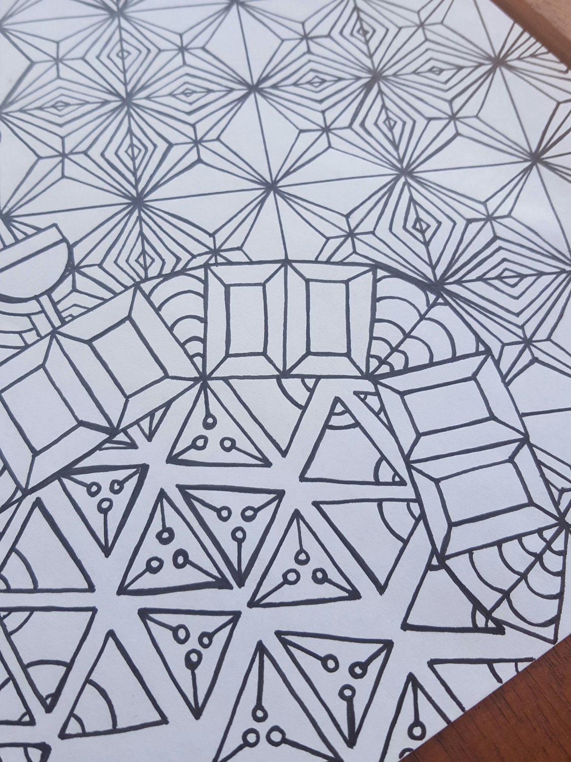 Detailed Adult Coloring Page Detailed Coloring Page Printable Coloring ...