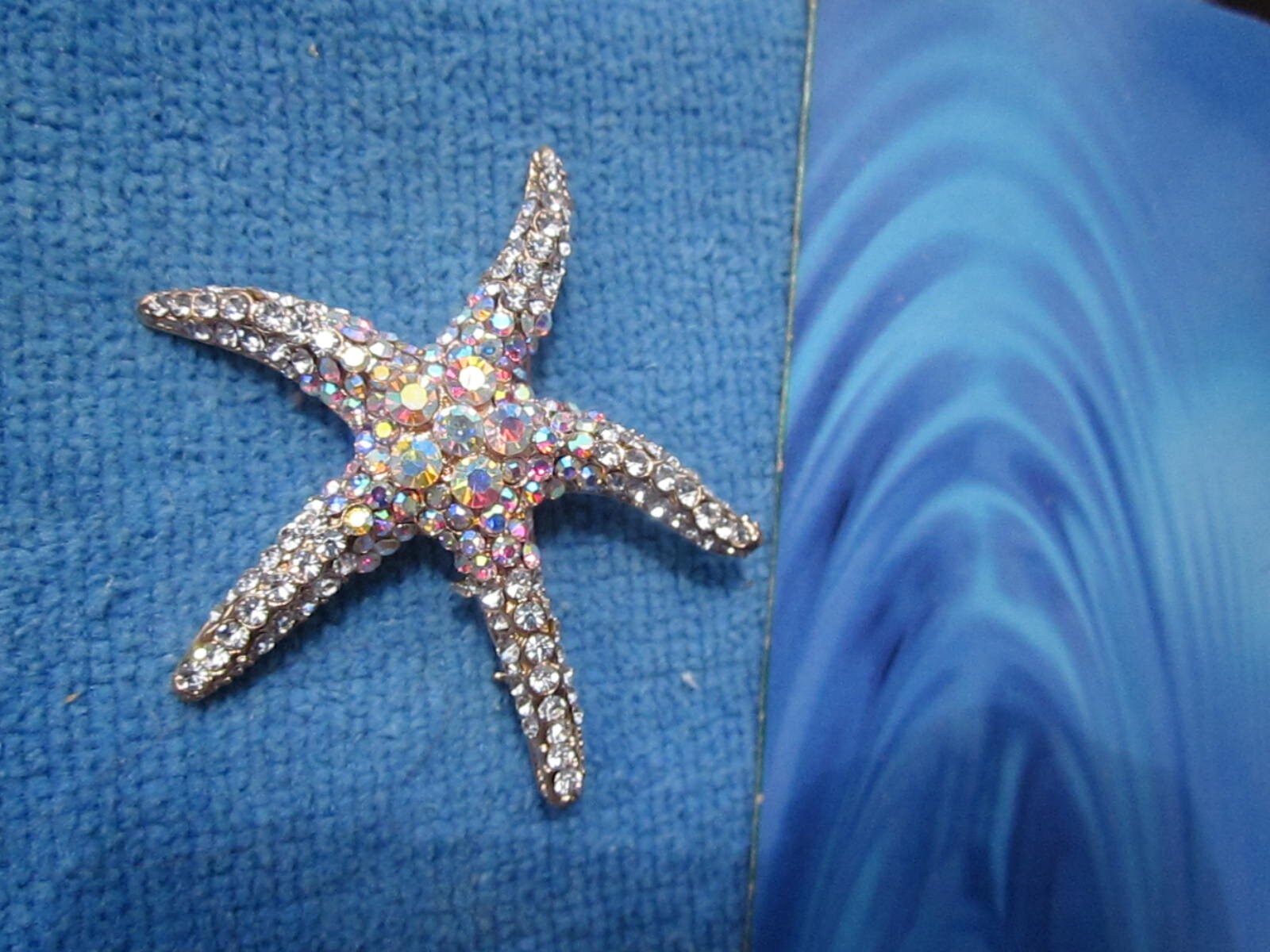 Impresionante STARFISH o angel FISH broche w lleno de | Etsy