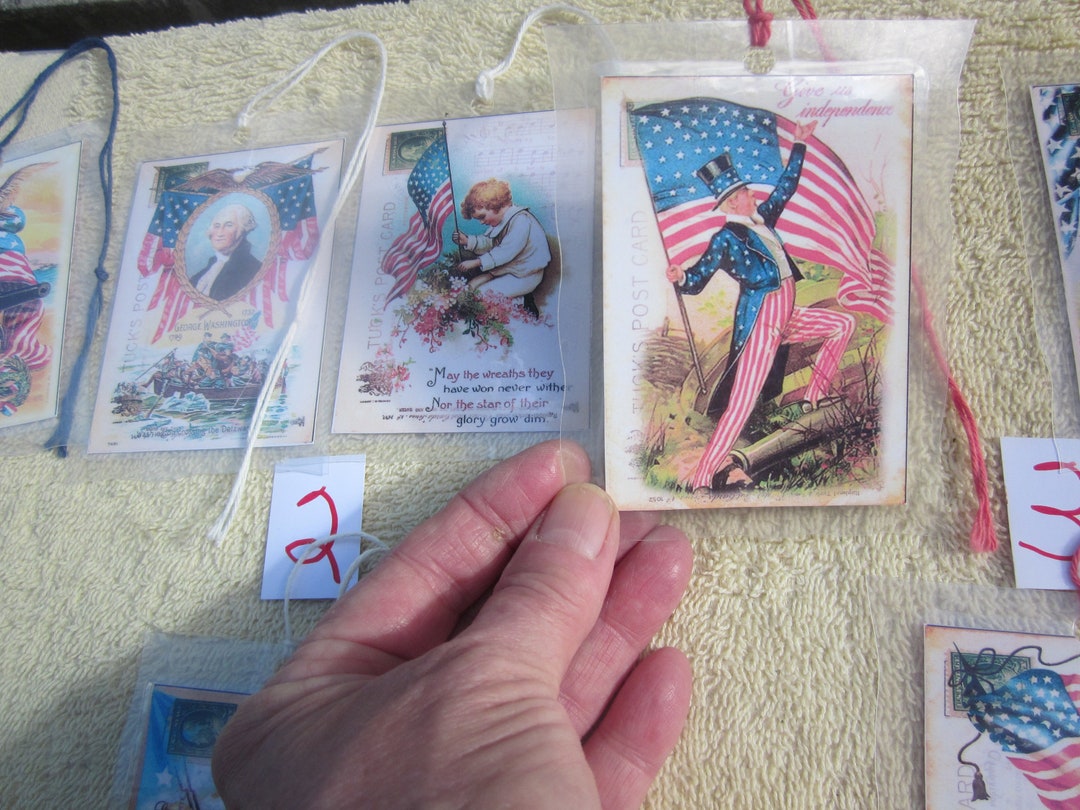 INDEPENDENCE Day 4th of July USA Flag-washington Lincoln Printed ...