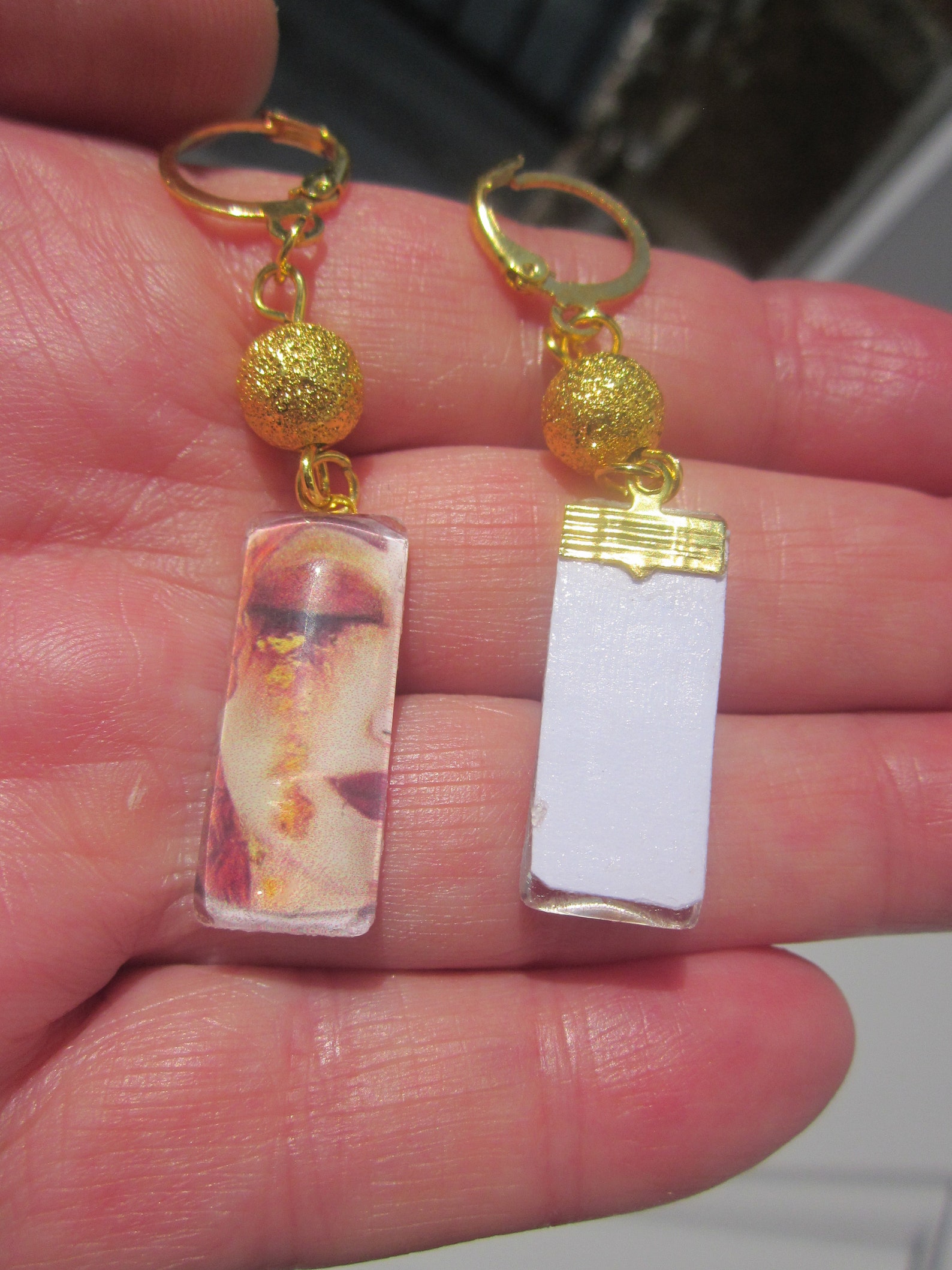 Norse GODDESS Freyja the Golden Tear Inspired of Klimt Glass | Etsy