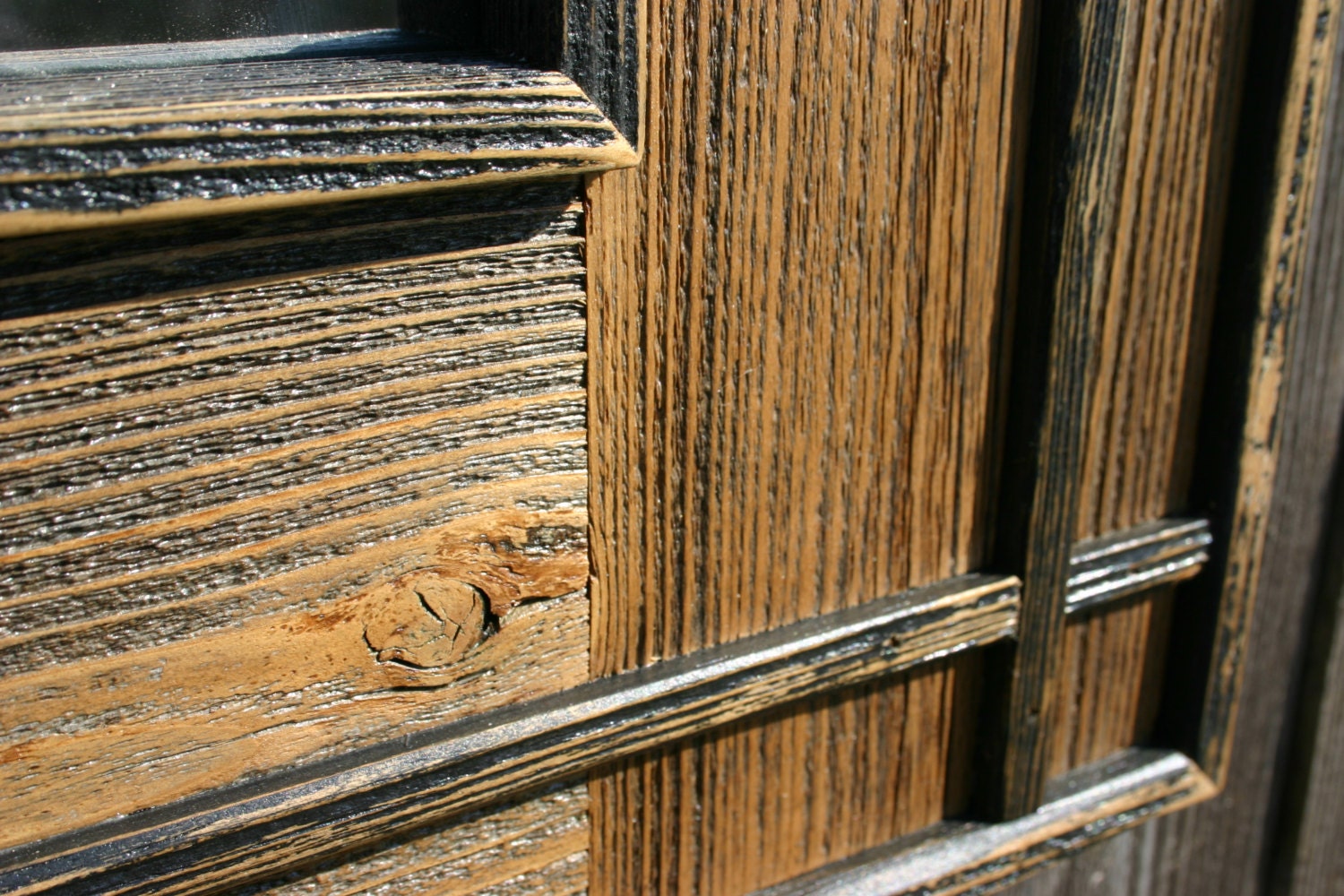 Handcrafted, Reclaimed Cedar Wood Rustic Mirror With Natural Distress ...