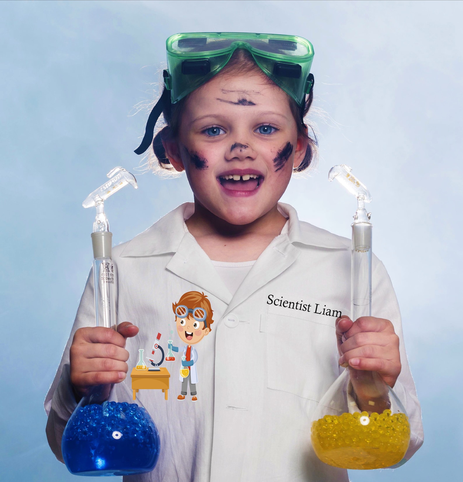 Personalized Kids Science Lab Coat Personalized Veterinarian - Etsy