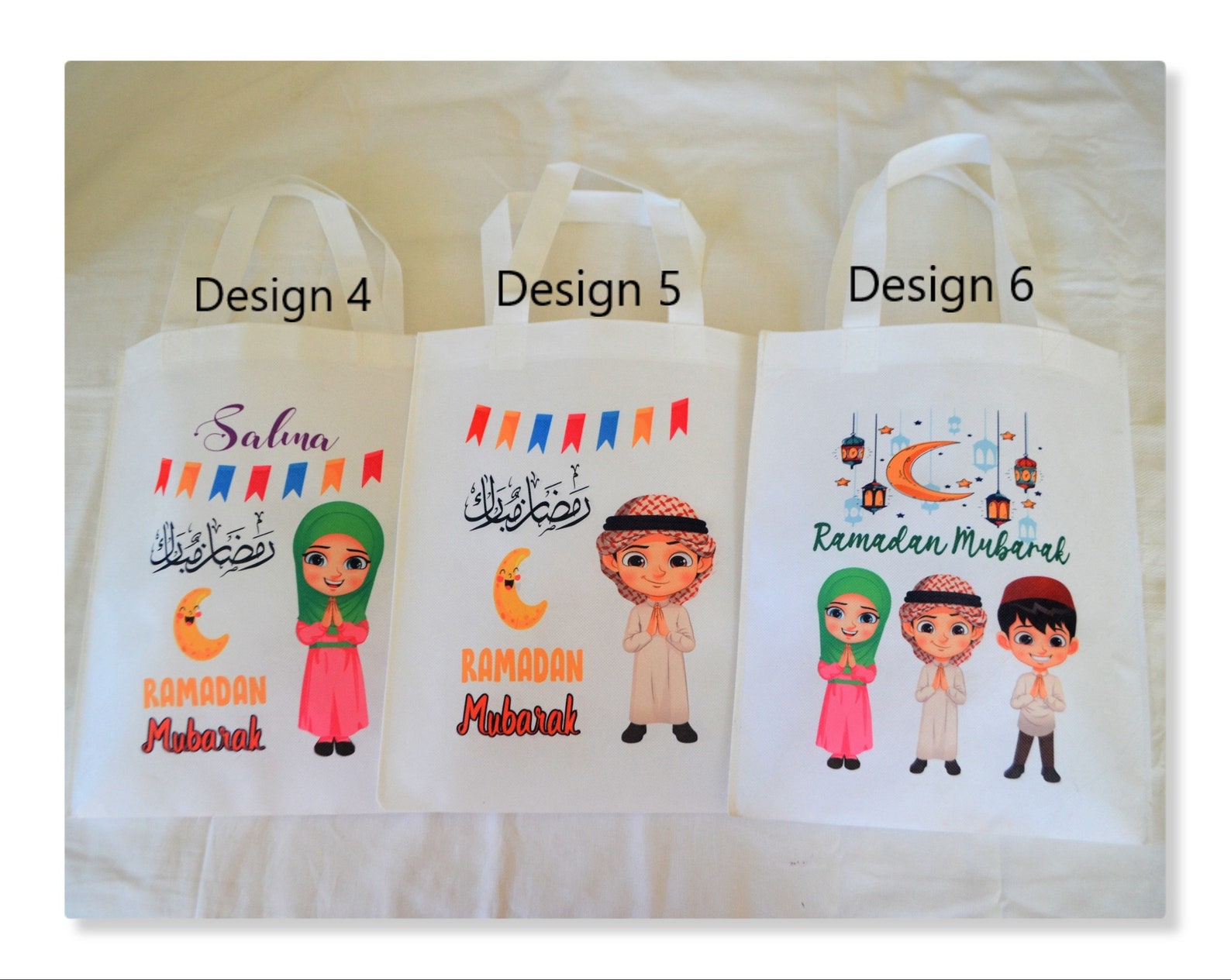 Ramadan Kids Gift, 10x13", Personalized Ramadan Gift Bag, Eid Goodie ...