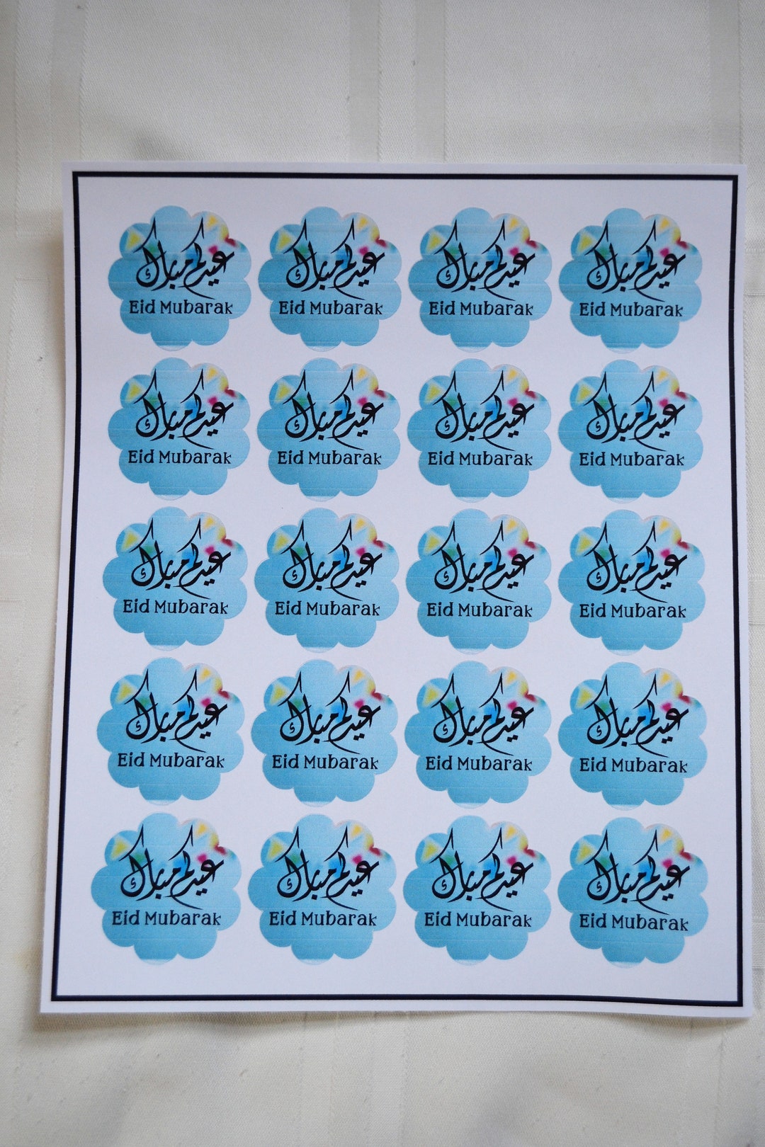 Islamic Handmade 20 Stickers. Eid Party Preparation. Eid Gift, Ramadan ...